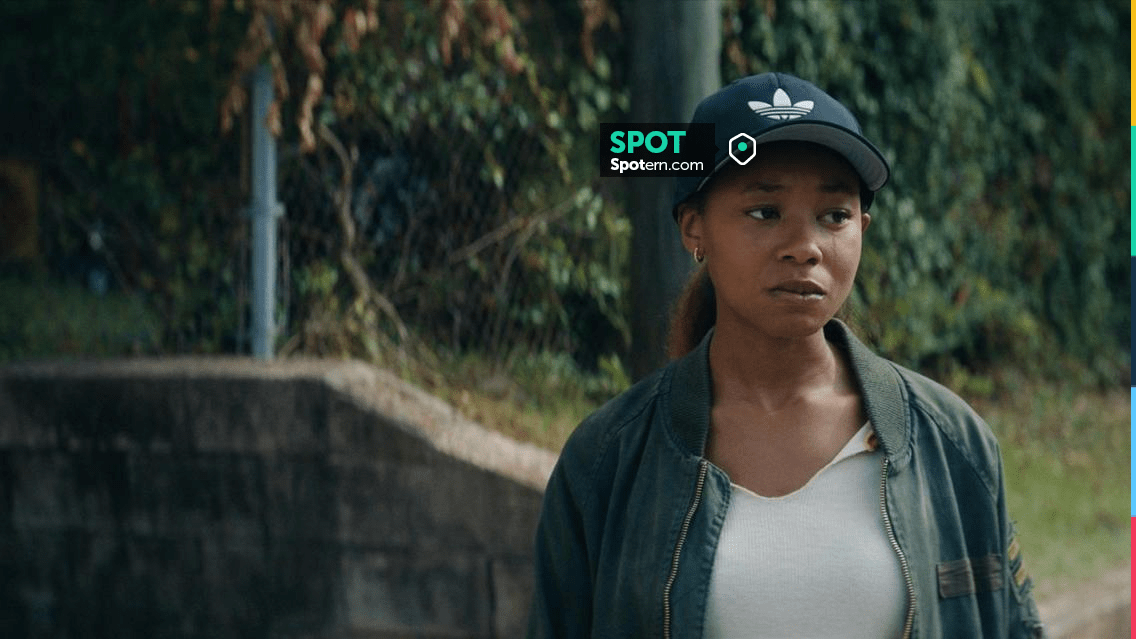 Adidas Originals hat cap in black worn by Briana aka lil Lawless (Jamila C. Gray) as seen in On ...