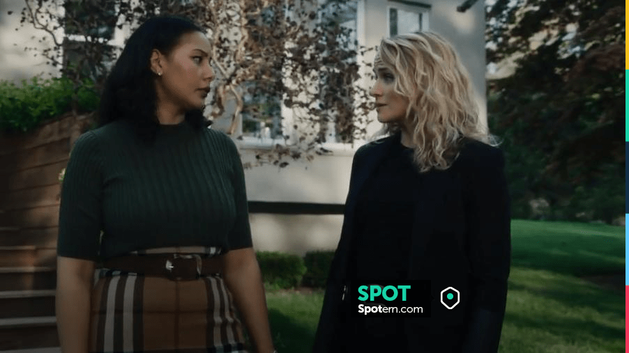 Helmut Lang Lea' Panel Sleeves Blazer worn by Special Agent Nina Chase ...