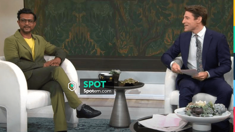 Bobblehaus BH Tencel™ Twill Ombre Suit Pants worn by Utkarsh Ambudkar ...