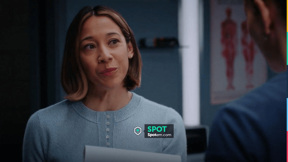 Club Monaco Short Sleeve Cashmere Sweater worn by Sarah Truong (Mayko ...