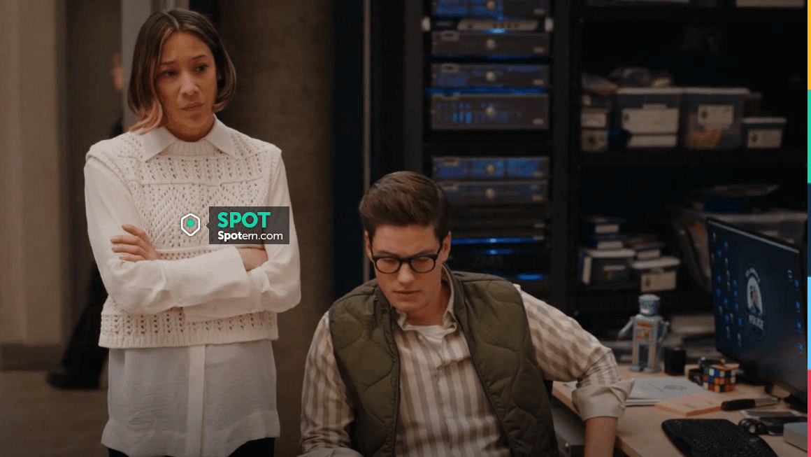 Pull sans manches Rag and Bone Renée porté par Sarah Truong (Mayko ...