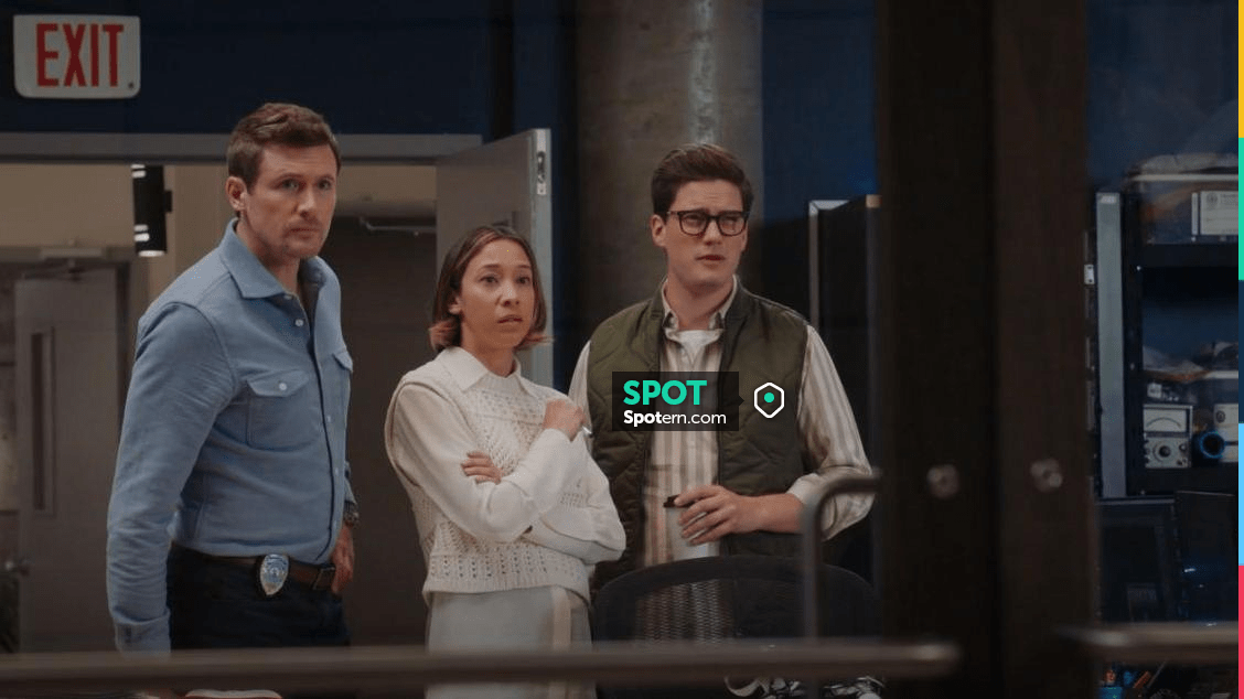 Fay Green Suit Vest Man worn by Jesse Mills (Justin Kelly) as seen in ...