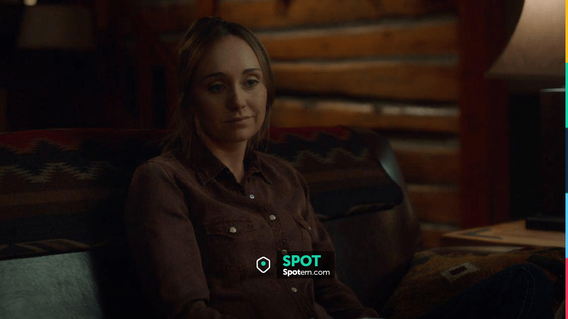 Wrangler Riggs Workwear Long Sleeve Snap Work Shirt worn by Amy Fleming ...