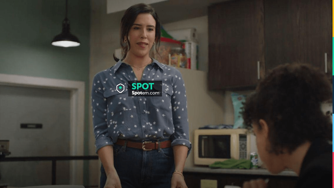 Camisa de estrella de la firma Quipment usada por Shannon Ross (Nicole ...