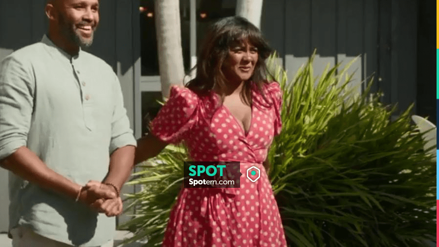 Ronny kobo An­na Silk-Blend Wrap Dress worn by Raisa Kuddus as seen in ...