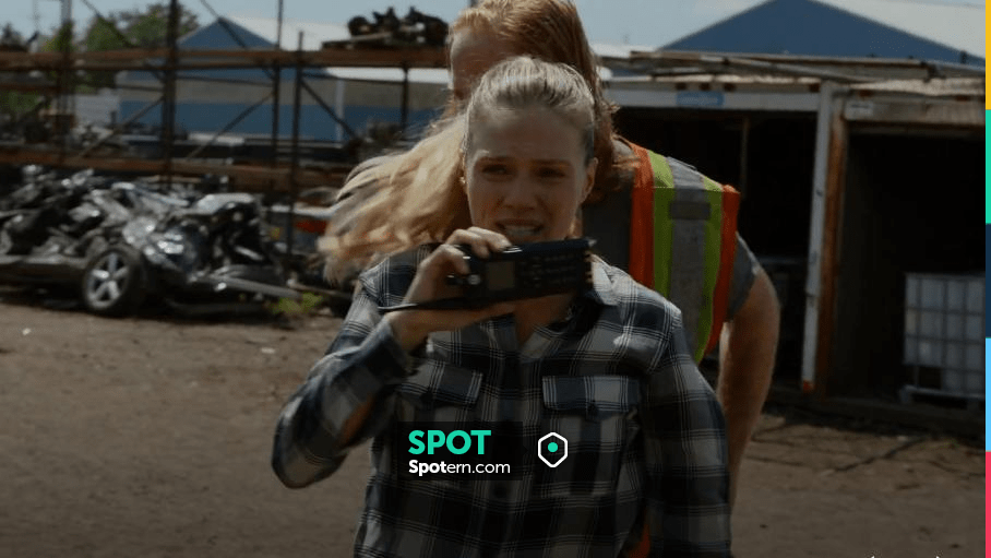 Rag & Bone Quinn Plaid Western Shirt porté par Hailey Upton (Tracy ...