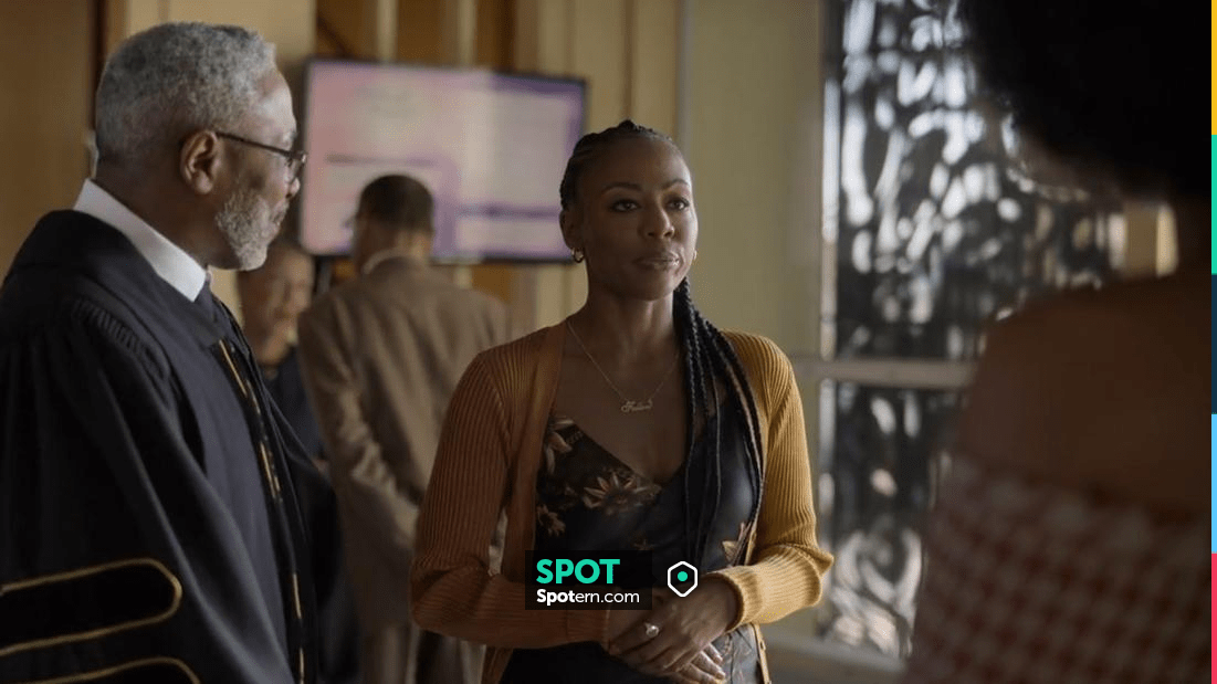 AllSaints Melody Avifauna Floral Print Slip Dress worn by Fallon ...