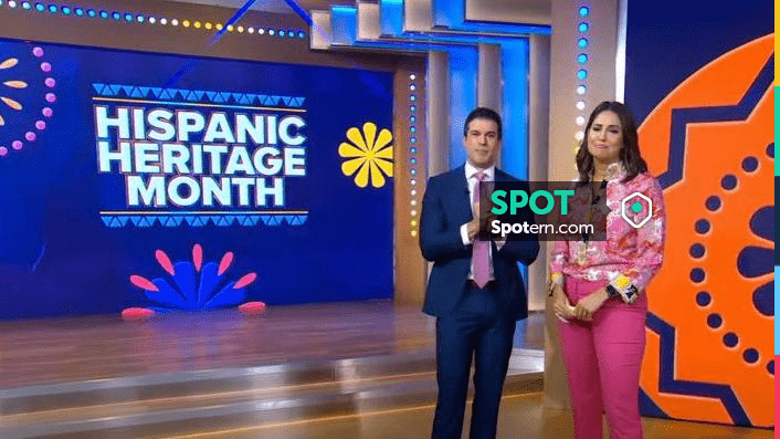 J. Crew Band Collar Tunic worn by Cecilia Vega as seen in Good Morning ...