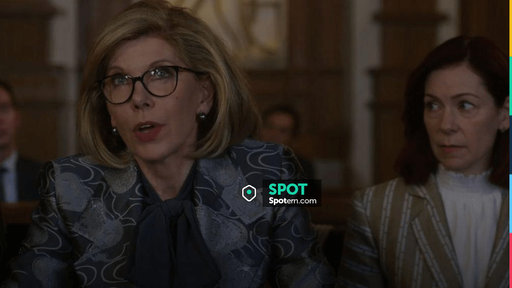Armani Jacquard Floral Motif Jacket worn by Diane Lockhart (Christine ...
