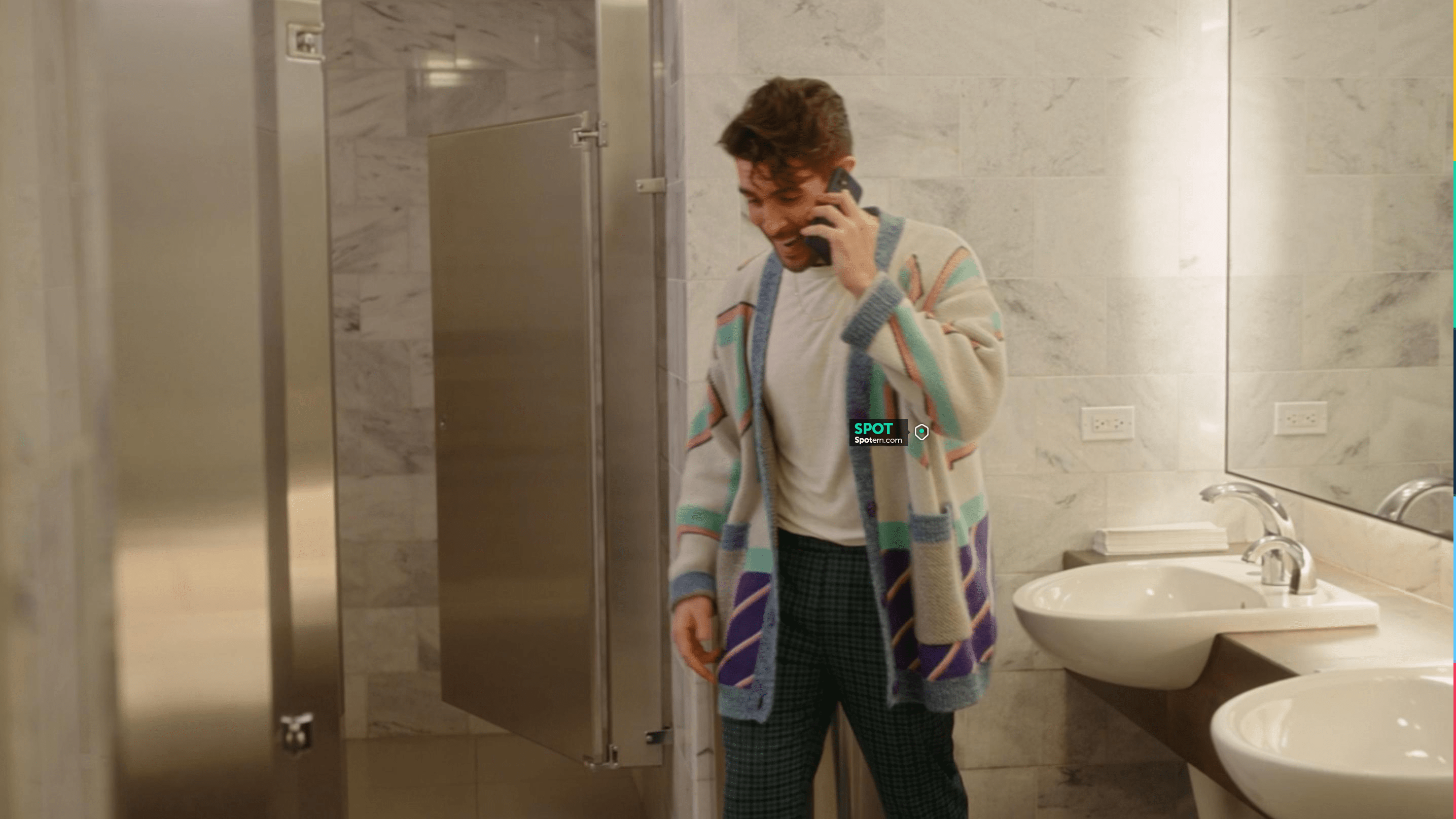 MM6 Maison Margiela Cardigan worn by Lance Arroyo (Josh Segarra) in The ...
