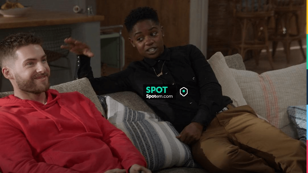 Saint Laurent Slim-Fit Denim Western Shirt worn by Tamia 'Coop' Cooper ...