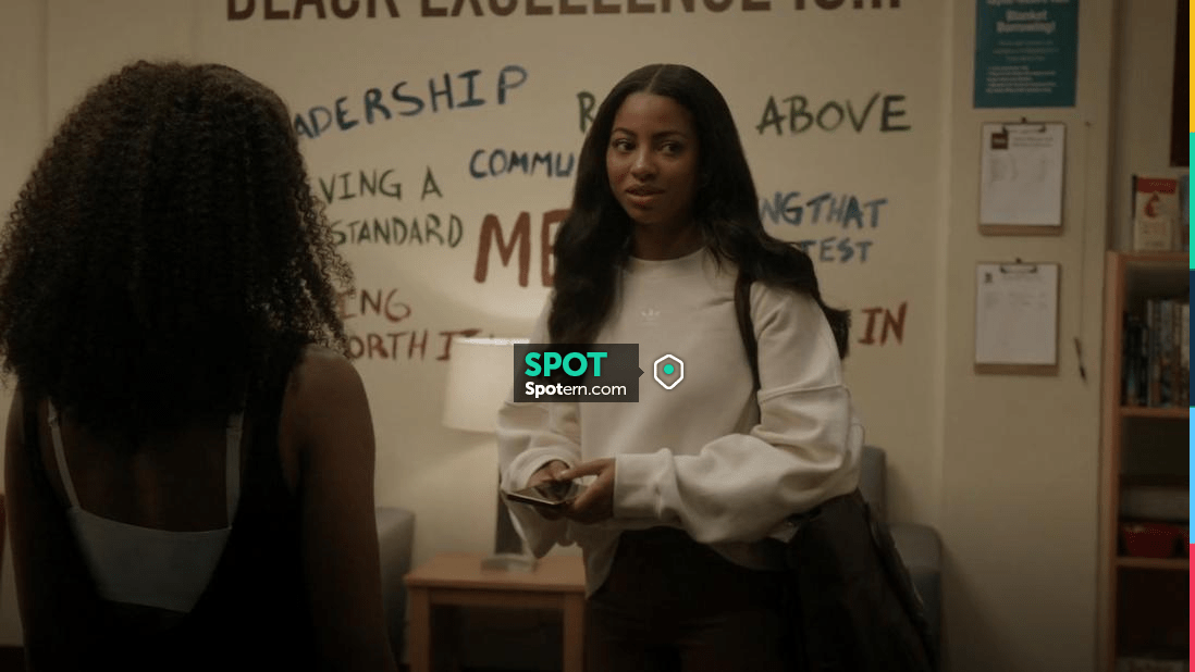 Adidas Originals Adicolor Essentials Fleece Sweatshirt worn by Thea ...