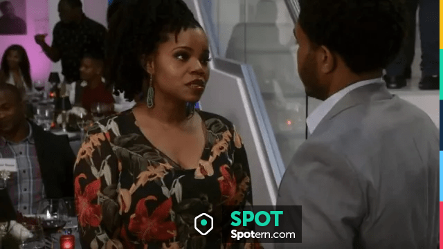 Fe Noel Isle Of Spice Wrap Dress worn by Amara Patterson (Kelly ...