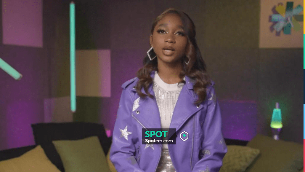 Levi's Faux Leather Mo­tor­cy­cle Jack­et worn by (Alaya High) as seen ...