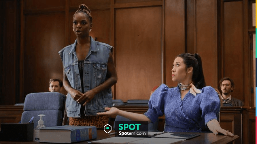 Kenzo Logo Motif Pencil Skirt worn by Vanessa 'Ness' Johnson (Samantha ...