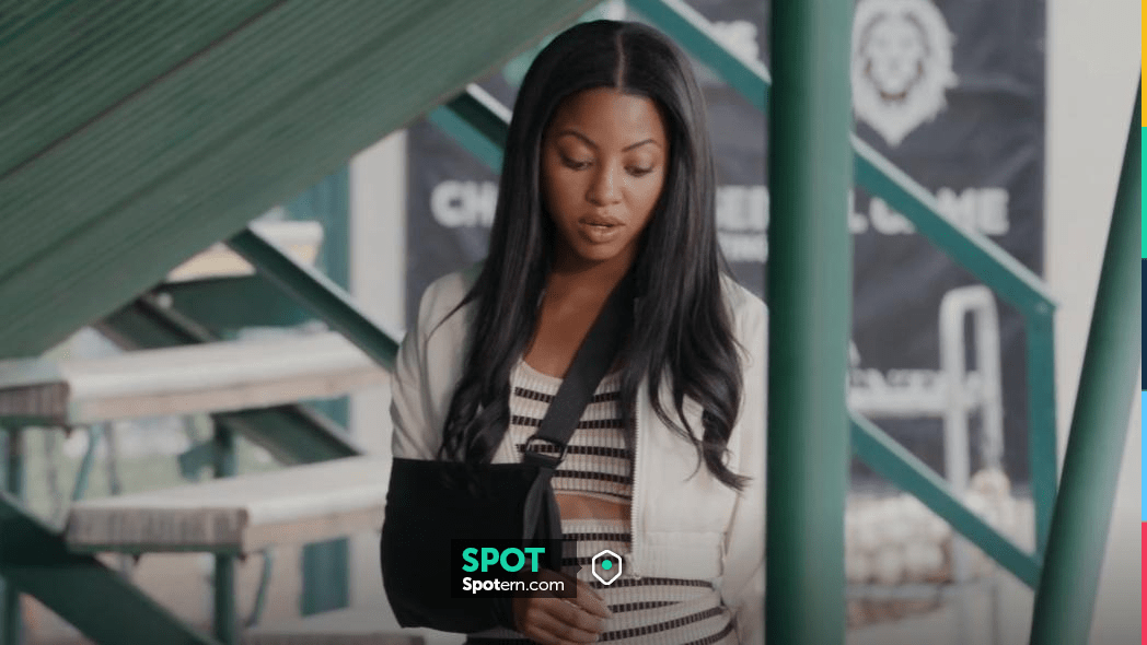 4th & Reckless Liberty Stripe Cutout Long Sleeve Midi Dress worn by ...