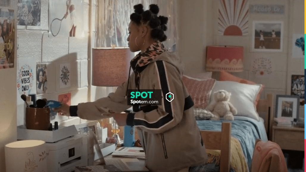 PE Nation Man Down Reversible Jacket worn by Simone Hicks (Geffri Maya ...