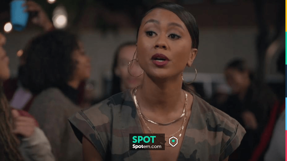 Collier Gorjana Parker porté par Keisha McCalla (Netta Walker) vu dans ...
