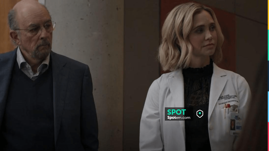 FRAME Ruffled Sleeveless Lace Top worn by Dr. Morgan Reznick (Fiona ...