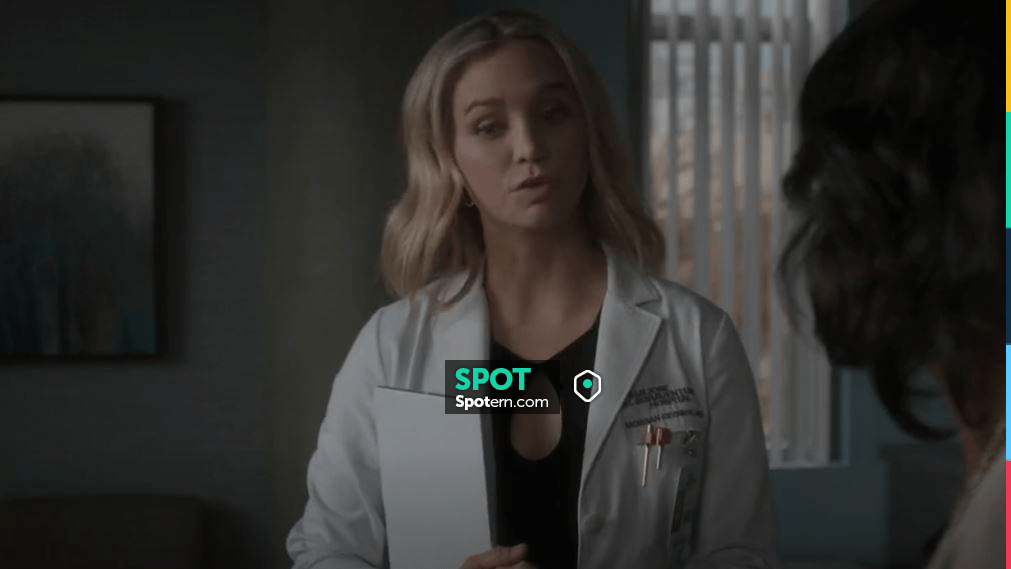 Ted Baker Keyhole Bodysuit worn by Dr. Morgan Reznick (Fiona Gubelmann ...