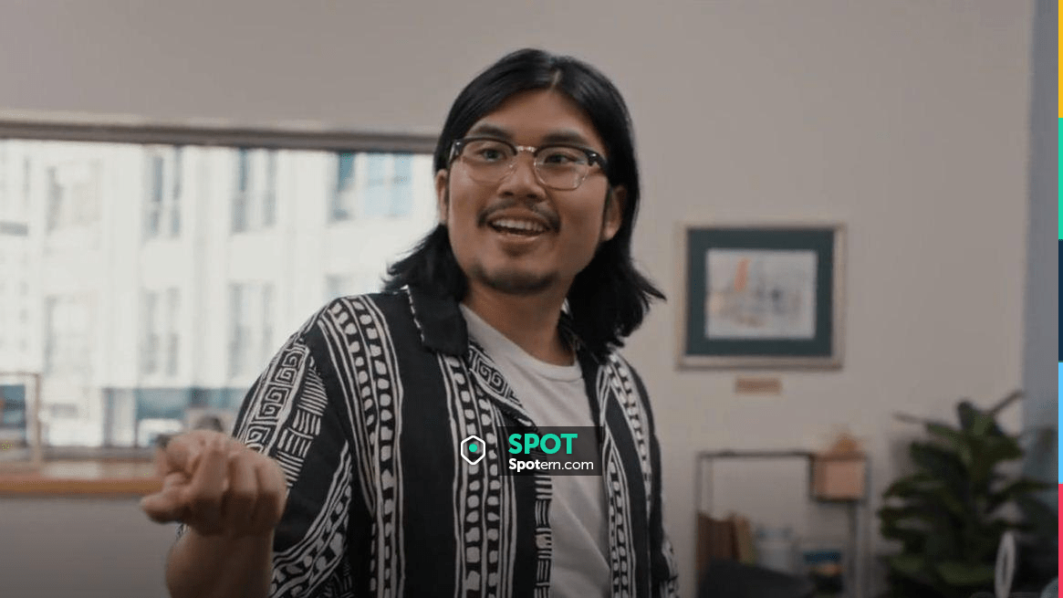 Zara Geometric Print Shirt worn by Ennis (Tom Hearn) as seen in ...