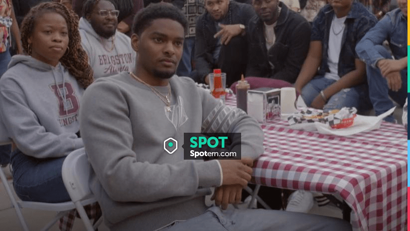 Thom Browne Cotton Jacquard Sweater worn by Jessie 'JR' Raymond ...