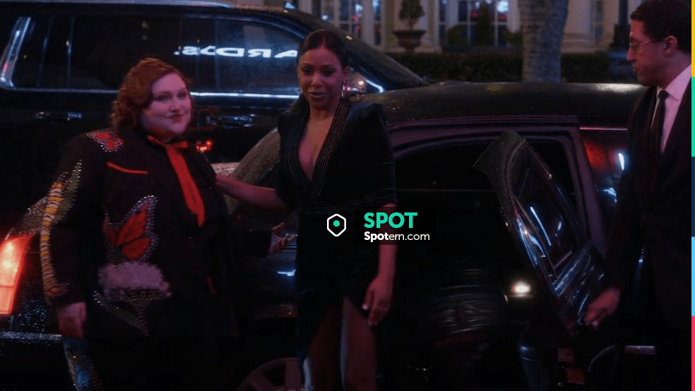 Zhivago Eye Of Horus Velvet Dress worn by Kayla Taylor-Roman (Meagan ...