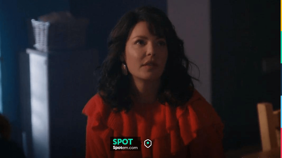 Zara Ruffled Crop Sweater worn by Tully Hart (Katherine Heigl) as seen ...