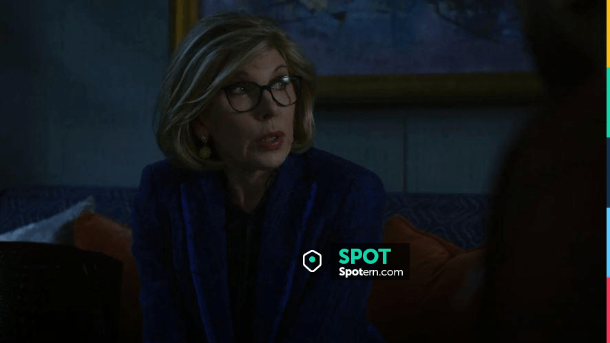 Akris Punto Denim Tweed Blazer worn by Diane Lockhart (Christine ...
