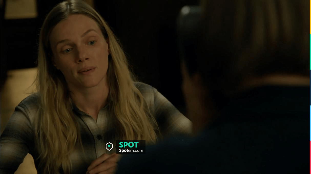 Rails Milo Shirt In Latte Black Shadow usado por Hailey Upton (Tracy ...