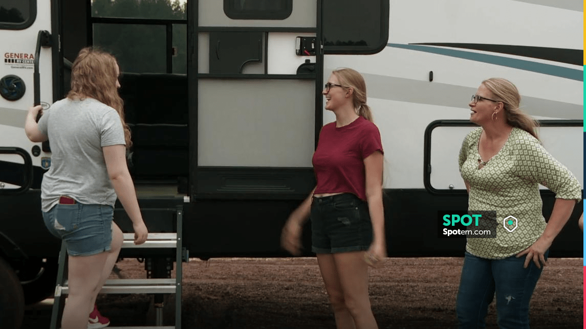 LulaRoe Debra Peasant Top worn by Christine Brown as seen in Sister ...