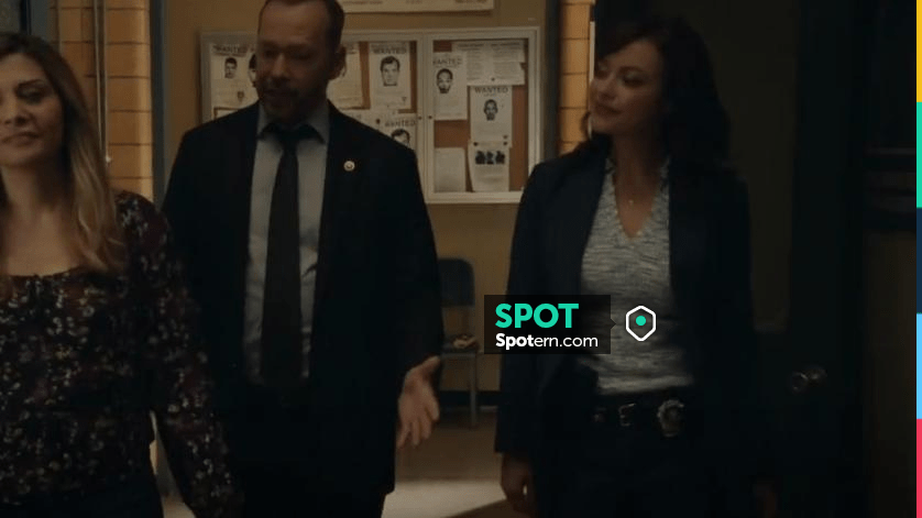 Scotch & Soda Space Dye Polo Sweater worn by Maria Baez (Marisa Ramirez ...