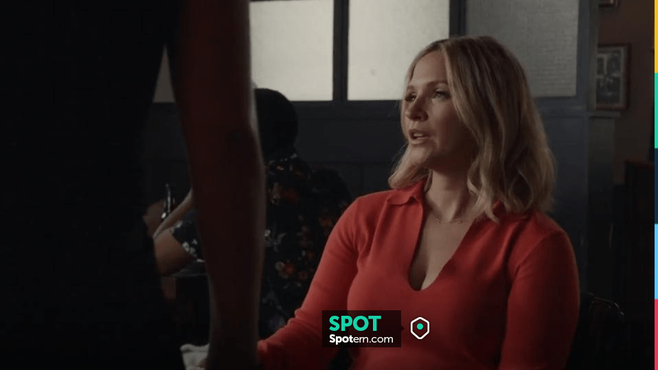 Reiss Na­talia Po­lo Sweater worn by Eddie Janko (Vanessa Ray) as seen ...