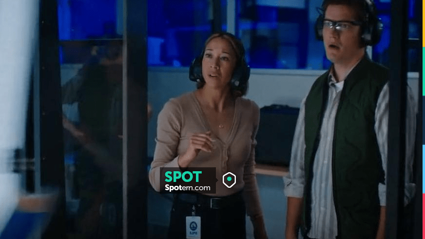 Citizens Of Humanity Scar­lett Stretch Cot­ton Blend Top worn by Sarah ...