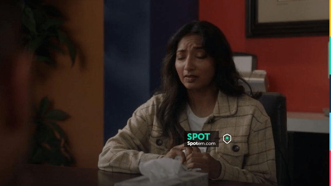 Camellia Plaid Crop Jacket worn by Kayla Vance (Naomi Grace) as seen in ...