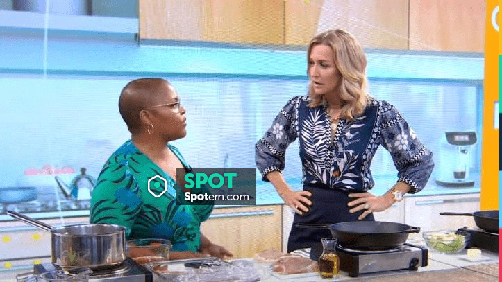 Diane von Furstenberg Brie Midi Dress in September Floral Large Green ...