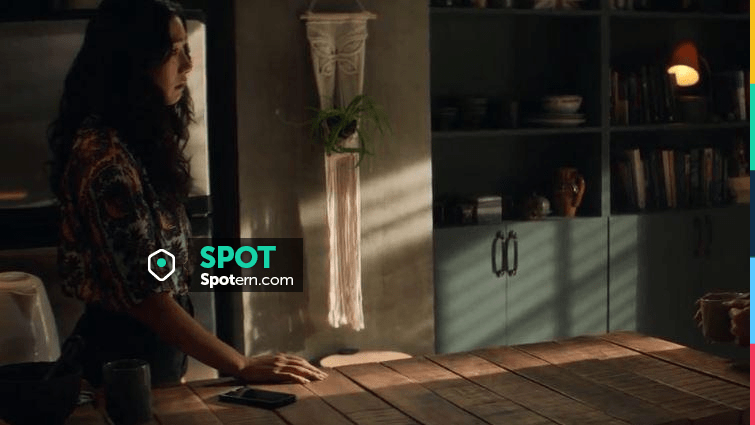 Sandro Sin­tra Print­ed Shirt worn by Nicky Shen Olivia Liang as seen ...