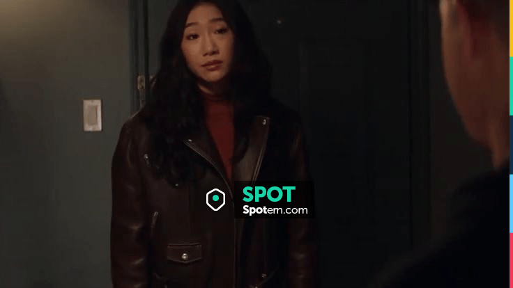 Moose Wild­hay Jack­et worn by Nicky Shen (Olivia Liang) as seen in ...