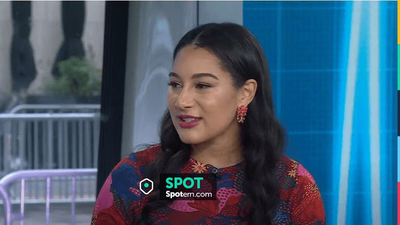 Farm Rio Snake Garden Jersey Dress worn by Morgan Radford as seen in ...