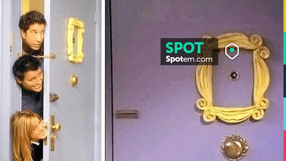 Door frame in Interior of Monica Geller's (Courteney Cox) apartment in ...