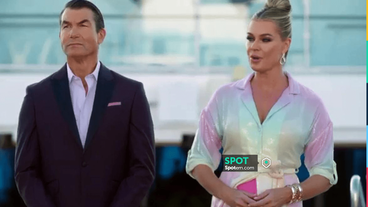 Rococo Sand Pax Maxi Dress worn by Rebecca Romijn as seen in The Real ...