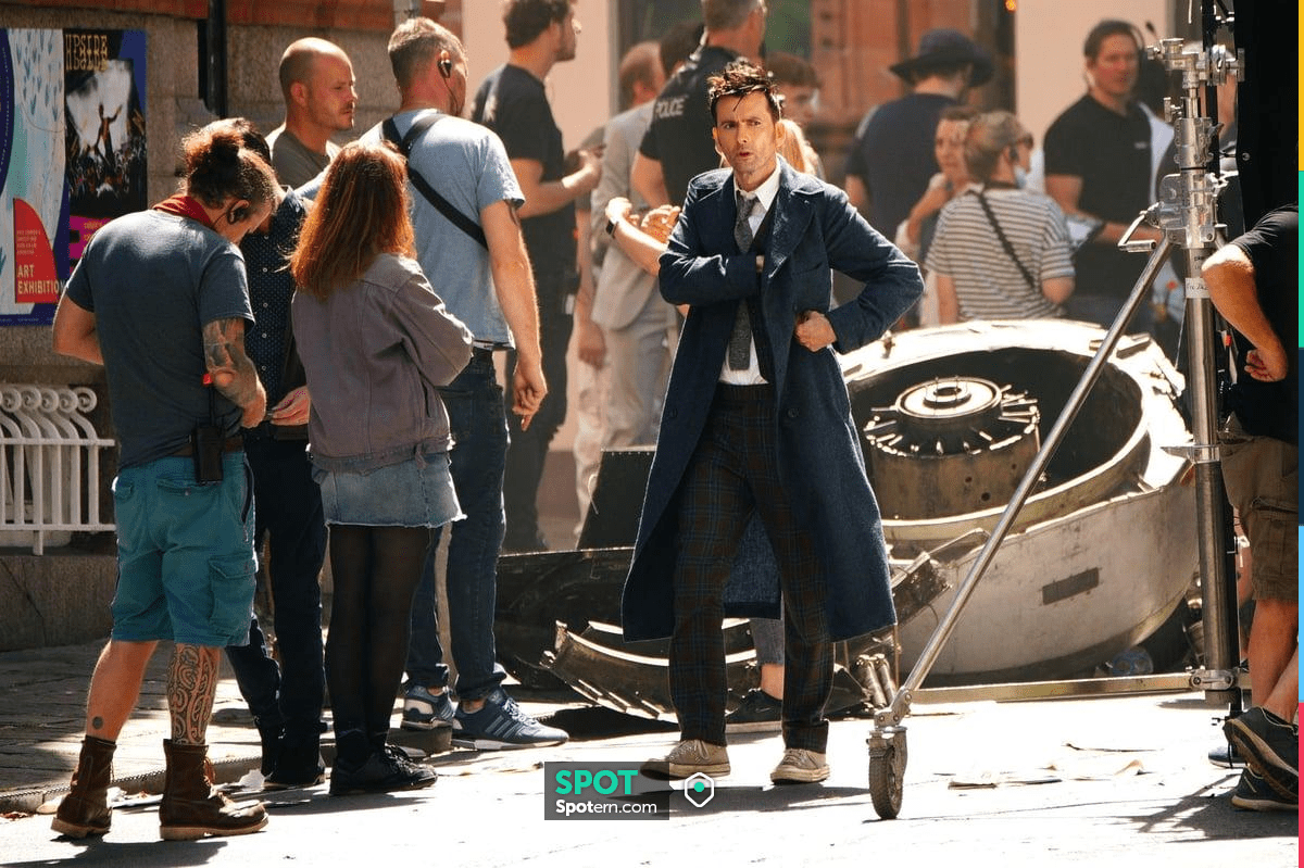 Zapatillas Converse en gris usadas por David Tennant en el set de la ...