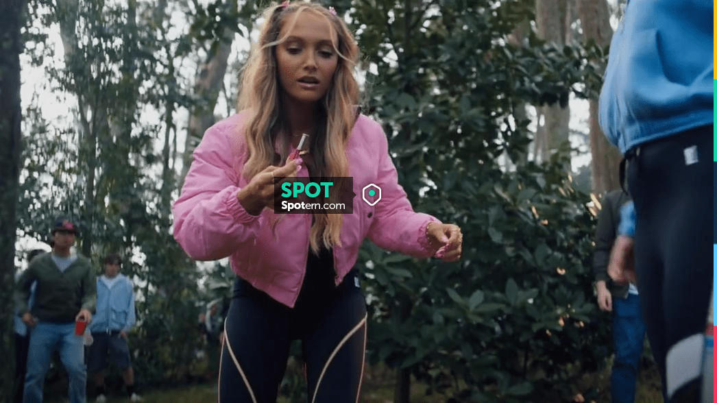 Pretty Little Thing Pink Bubble Jacket worn by Vanessa Merriman (Sara ...