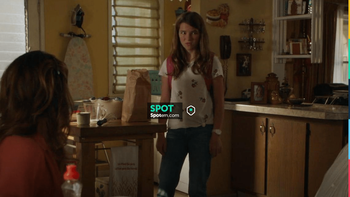 Abercrombie Rose Tie Tee worn by Missy Cooper(Raegan Revord) as seen in ...