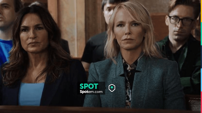 Veronica Beard Stand Collar Dickey Jacket worn by Detective Amanda ...