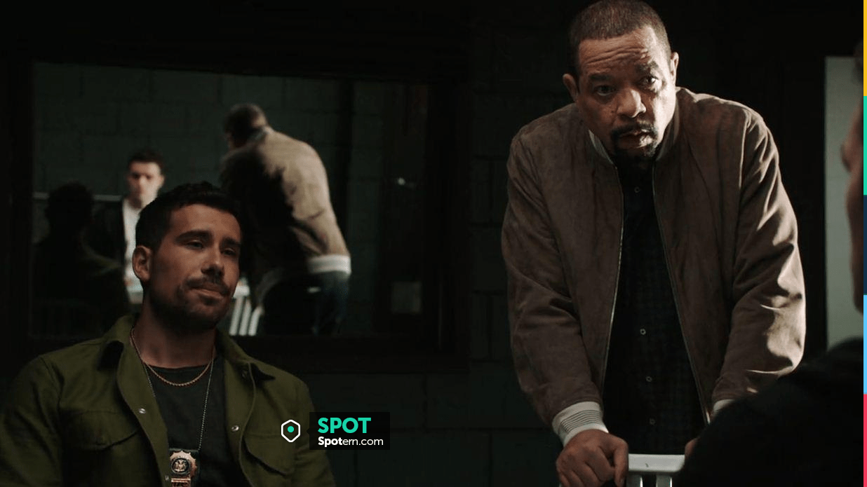 Rag and Bone ICONS Flight Shirt Jacket worn by Detective Joe Velasco ...