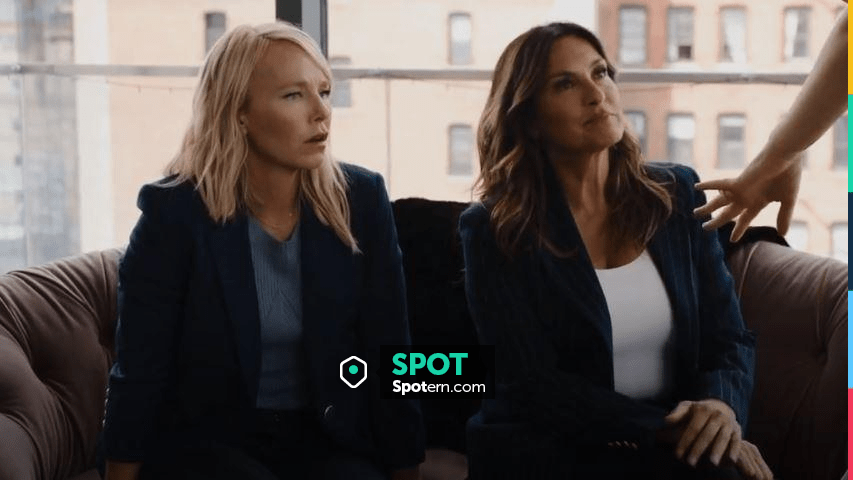 Veronica Beard Oria Dickey Double Breasted Blazer worn by Detective ...