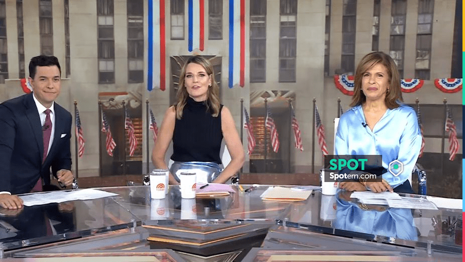 Zara Satin Shirt worn by Hoda Kotb as seen in Today on November 7, 2022 ... Zara Satin Shirt worn by Hoda Kotb as seen in Today on November 7, 2022 ...
