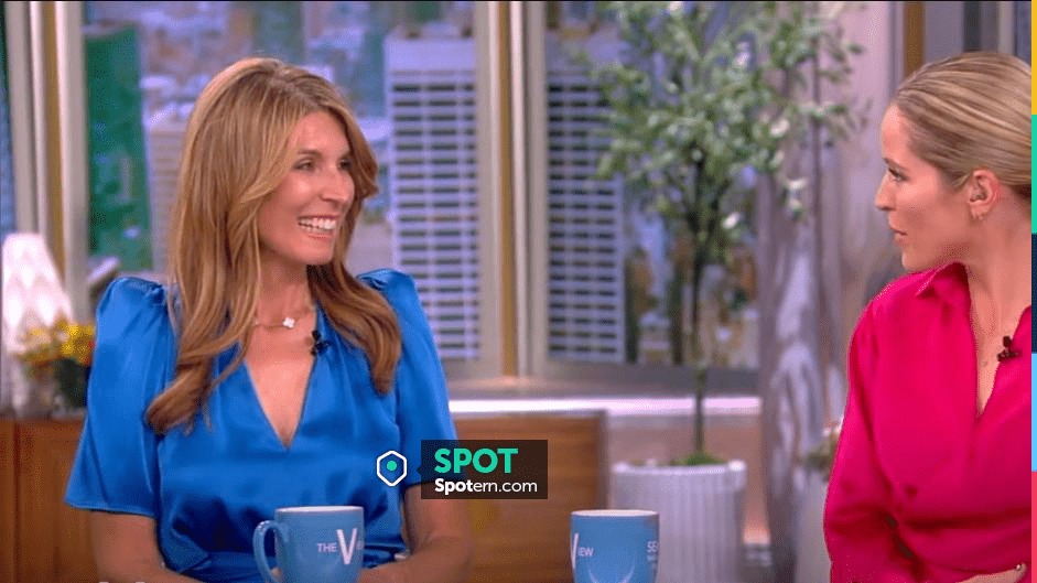 Stella McCartney Satin Belted Midi Dress worn by Nicolle Wallace as ...