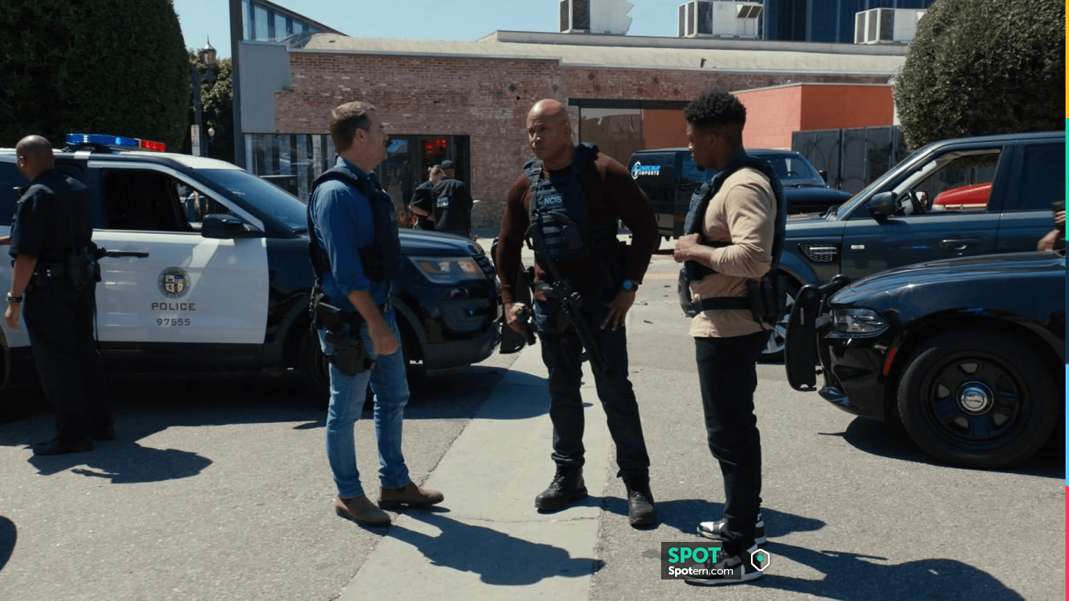 Nike Jordan 1 sneakers in black and white worn by Devin Roundtree (Caleb Castille) as seen in ...